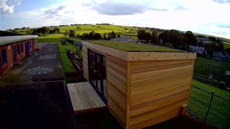 Single Cedar Cladded Classroom Pod Pods Schools Joinery In Preston