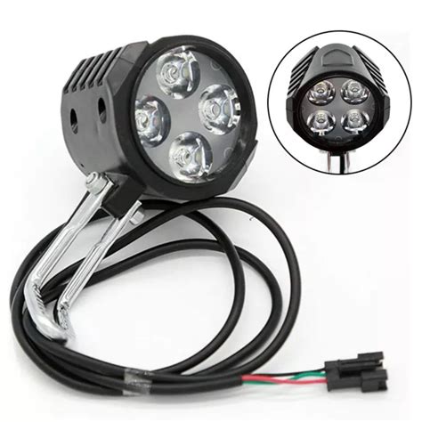 PHARE DE V LO De Montagne Lectrique 1280 V Avec Corne Couleur Noire ABS
