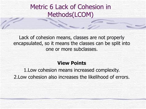 Ppt Metrics For Object Oriented Design Powerpoint Presentation Free Download Id 5755039