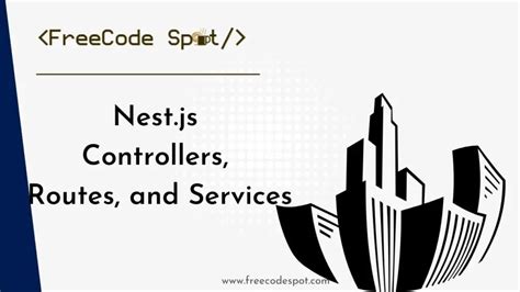 Building Your First Nestjs Application Controllers Routes And Services