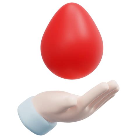 Ilustración de icono de procesamiento 3d de sangre Foto Premium