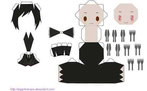 Sebastian Papercraft By Sapphirerayn On Deviantart