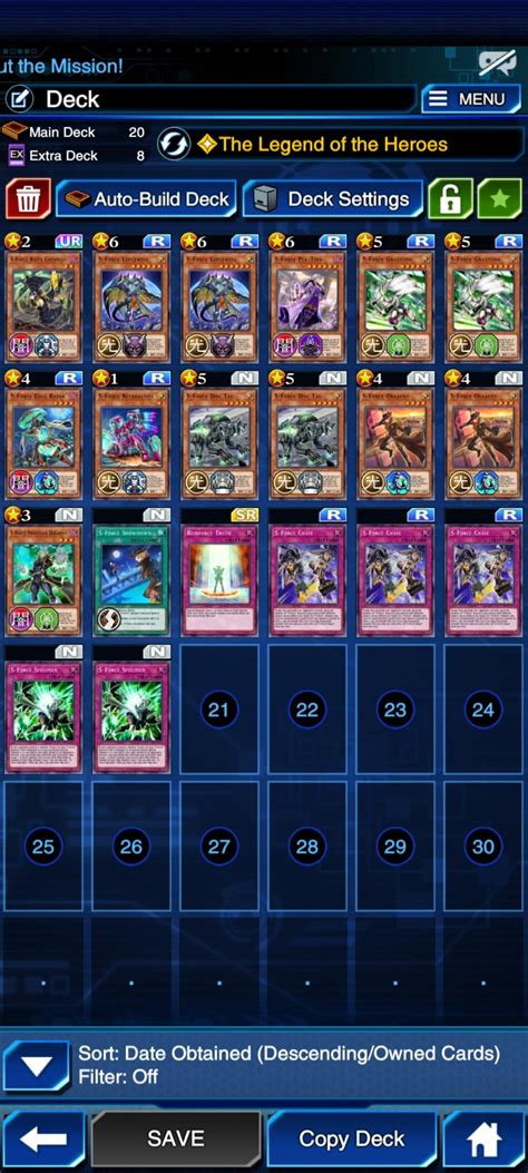 My F2p S Force Deck R Duellinks