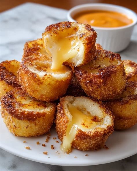 Mini Grilled Cheese Dippers Crispy Cheesy Snack Delight