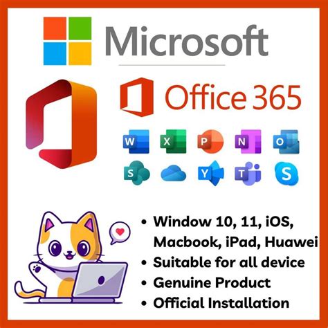Office 365 Pro Plus Account Lifetime 5 Devices 5tb Cloud Pc Mac