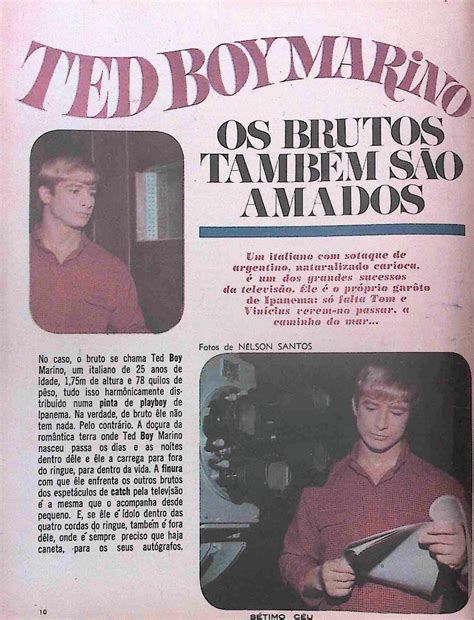 Biscoitocafé E Novela SessÃo RetrÔ Variedades Ted Boy Marino