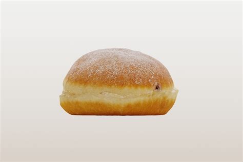 Simple Donut With Sugar Powder 3d Model Cgtrader