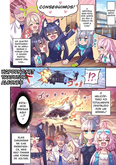 Blue Archive A Book That Crosses The Line Hentai E Quadrinhos