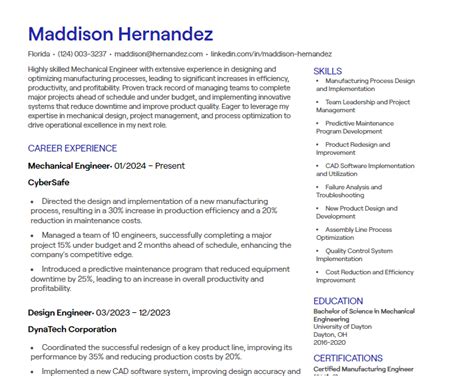 7 Engineering Cv Examples [ Free Templates]