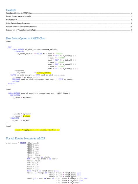 Abap On Hana Query Pdf