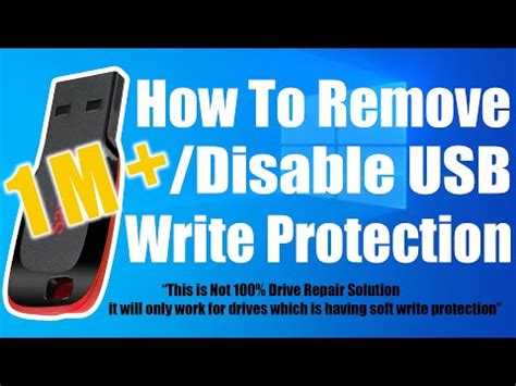 How To Remove Disable USB Write Protection YouTube