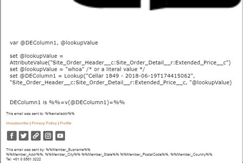 Using Ampscript To Retrieve Multiple Order Lines From Sales Cloud