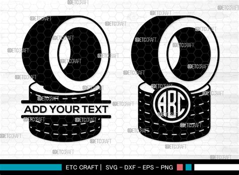 Packing Tape Svg Monogram Graphic By Pixel Elites · Creative Fabrica