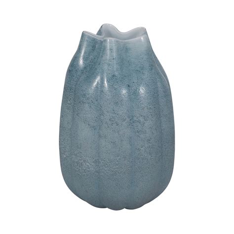 14 Glass Sea Urchin Vase Blue Sagebrook Home
