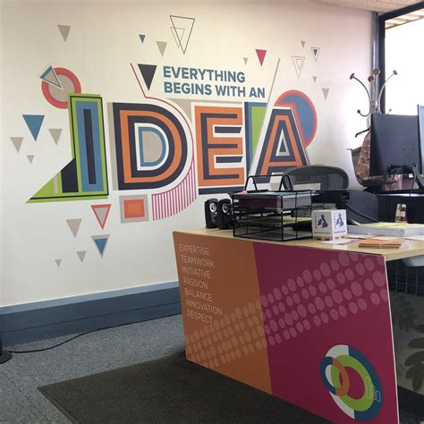 Internal Office Branding Design To Installation Printroom