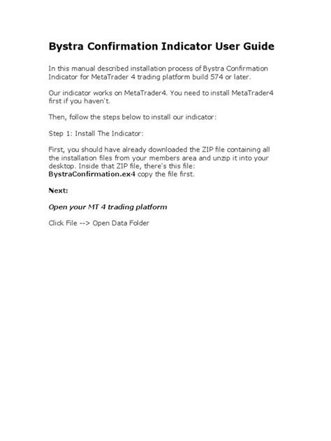 Bystra Confirmation Userguide Pdf