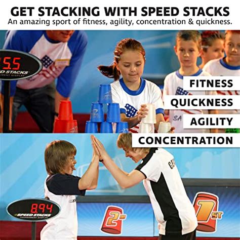Speed Stacks Sport Stacking Competitor Neon Green 12 Cups Holding