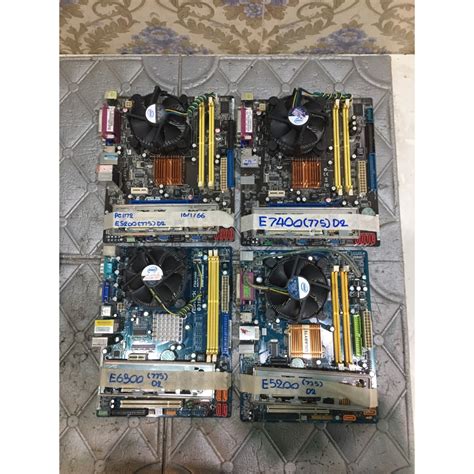 เมนบอร์ด มือ2 Socket 775 พร้อมcpu คละรุ่น คละยี่ห้อ Shopee Thailand