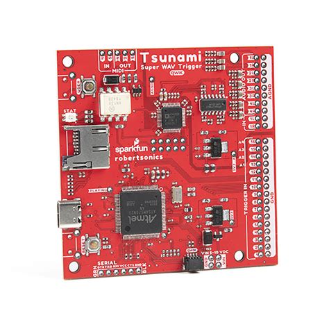 Sparkfun Qwiic Tsunami Super Wav Trigger 3dmakerworld Inc