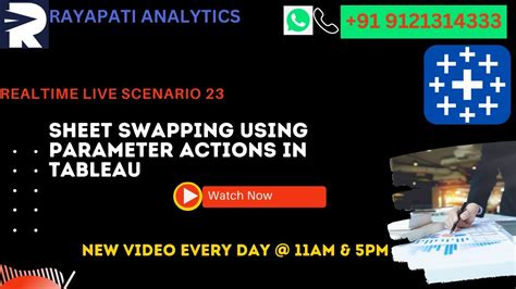 Sheet Swapping Using Parameter Actions In Tableau Learn Tableau