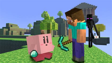Kirby Meets Steve By Obeth0 On Deviantart