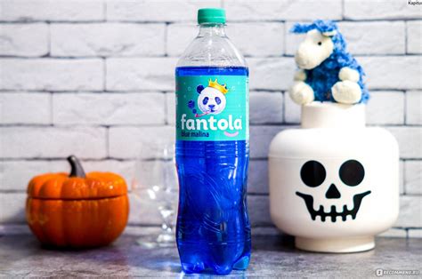 Напиток газированный безалкогольный Fantola Blue malina - «Синяя ...