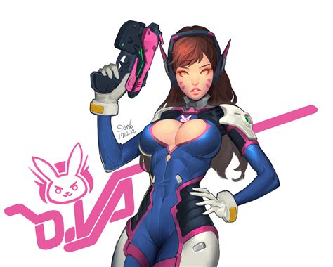 Artstation Overwatch Dva Fanart