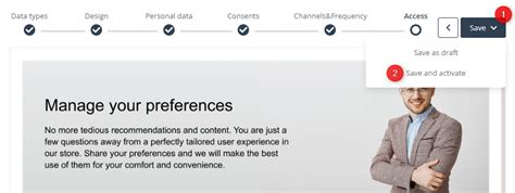 Customer Preference Center Collecting Data Support Salesmanago
