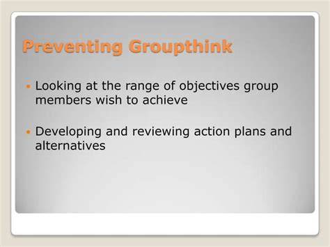 Symptoms Of Groupthink Ppt