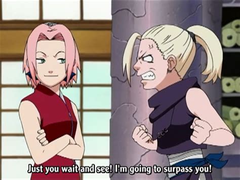 Anime Galleries Dot Net Sakura And Inonaruto Ino Saku0126 Pics Images