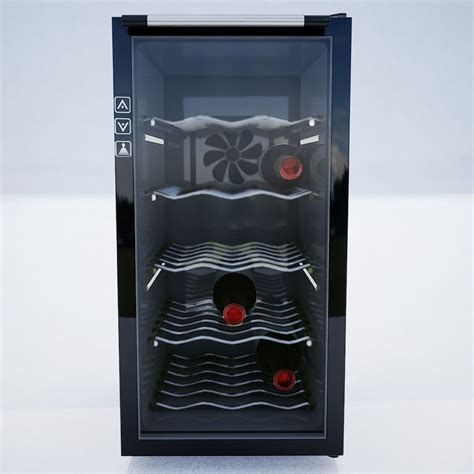 Wine Frige Free 3d Model Cgtrader