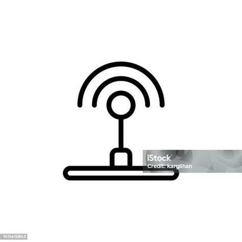 신호 송신기 편집 가능한 스트로크 라인 아이콘 레이더에 대한 스톡 벡터 아트 및 기타 이미지 레이더 로고 0명 Istock