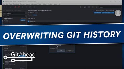 Gitahead Overwriting Git History Youtube