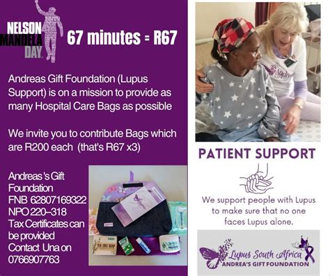 A Great Initiative To Support The Lupus Community For Mandela Day 💜