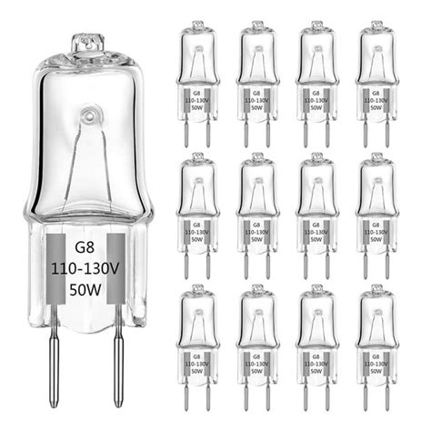 Gaormii G8 Halogen Light Bulb 50w Dimmable120v T4 Jcd Type 2700k For