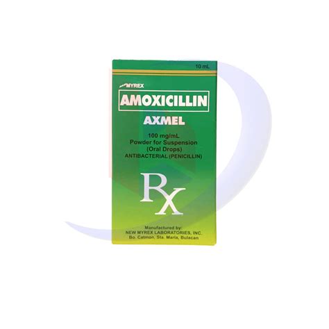 Amoxicillin Axmel 100mgml Powder For Suspension Penicillin Oral Dr