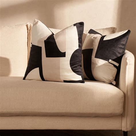 Pack Of Abstract Velvet Cushion Covers
