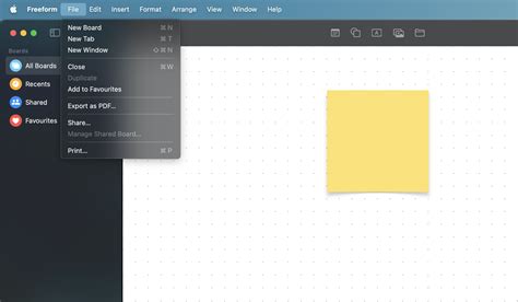Exporting A Freeform Project As A PDF