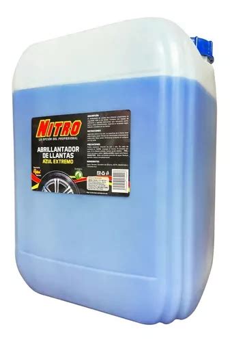 Nitro Abrillantador De Llantas Azul Extremo De Porrón 20 L Envío gratis