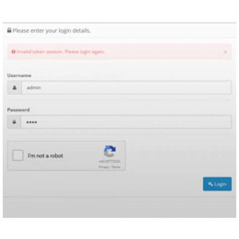 Opencart Admin Login With Captcha