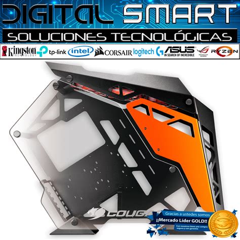 Case Gamer Cougar Duoface Rgb Negro Digital Smart