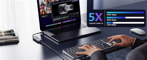 Wavlink 5gbps Usb C To Ethernet Adapter 5000mbps Usb C To