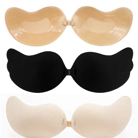 Sexy Women Silicone Invisible Bra Fly Bra Adhesive Bra Seamless Floral