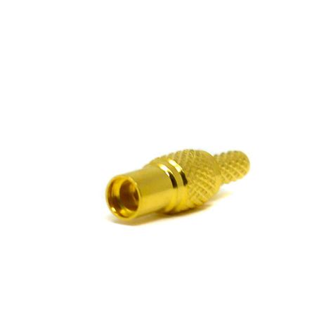 Mmcx Coaxial Connector Male Straight Gold Plated Crimp Type Darkoct02
