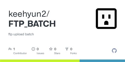 GitHub Keehyun2 FTP BATCH Ftp Upload Batch