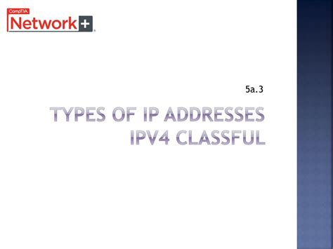 Ip Addressing Chapter 5a 6 7 Days Including Test Ppt Download