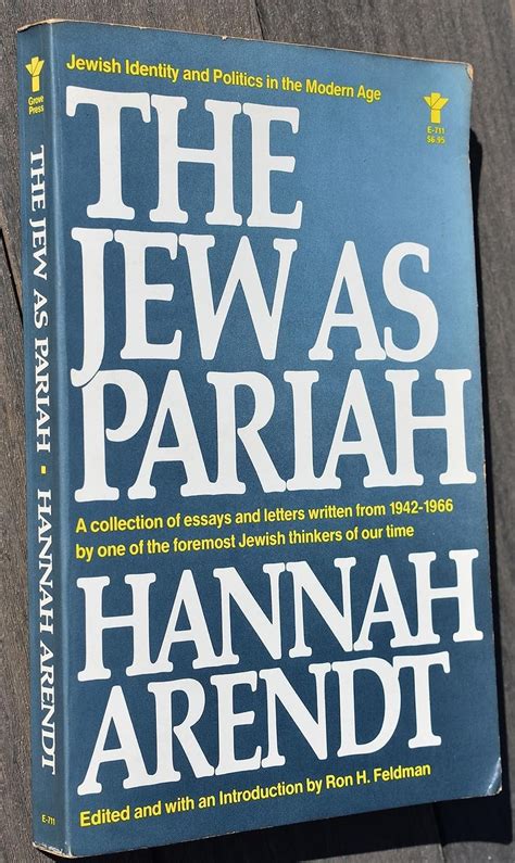 The Jew As Pariah Jewish Identity And Politics In The Modern Age