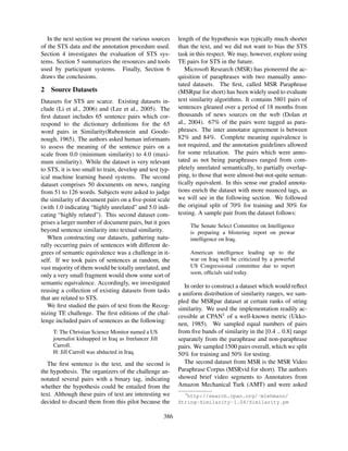 Semeval Task A Pilot On Semantic Textual Similarity Pdf