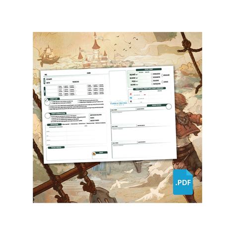 Fabula Ultima Karta Postaci Black Monk Gry Fabularne Rpg