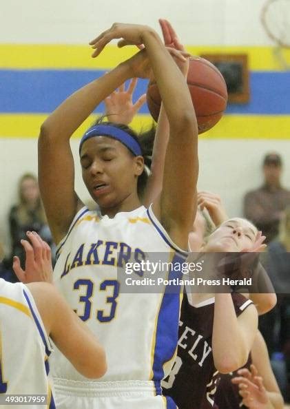 Tiana Jo Carter Of Lake Region And Jaclyn Storey Of Greely Struggle News Photo Getty Images